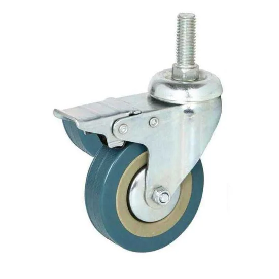 Commode Stool Wheel Caster With Brake : Caster Wheels : Heavy Duty ...